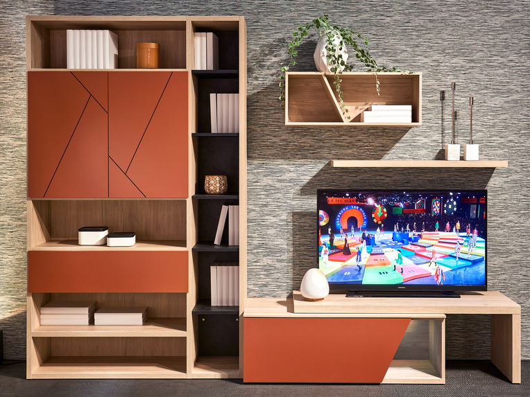 Composition TV personnalisable OBLIK - Le Géant du Meuble